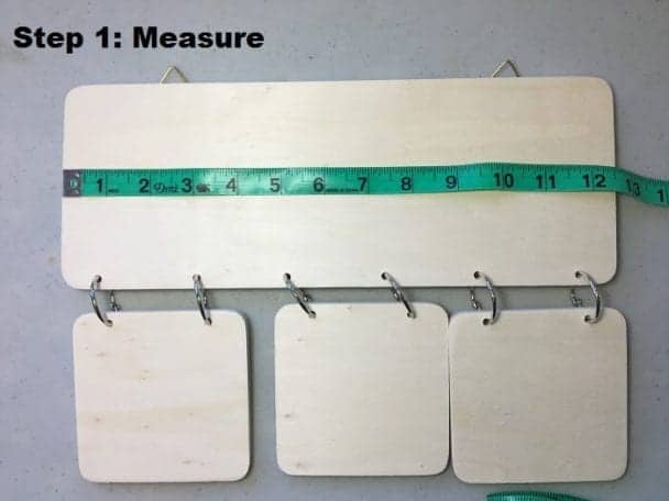 DIY Shabby Chic Stall Plates